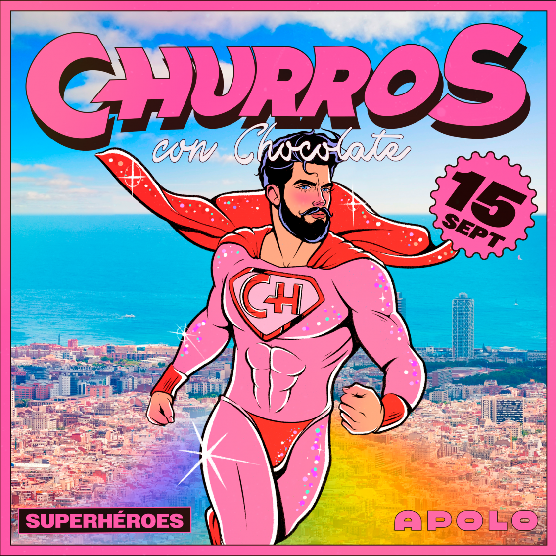 Churros Superhéroes - Churros con Chocolate