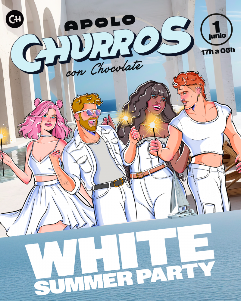 White Party - Bcn - Churros con Chocolate