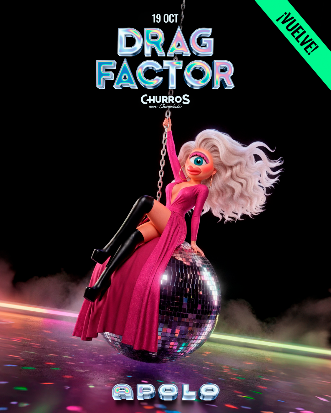Vuelve Drag Factor - Churros con Chocolate